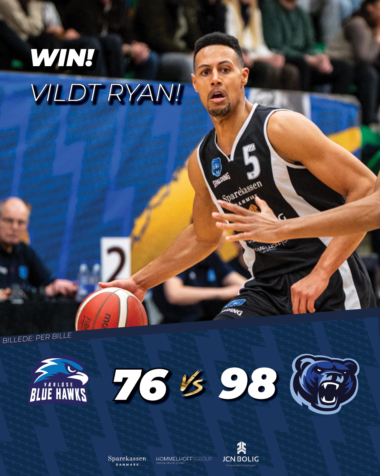 Bears tager sikker sejr over Blue hawks