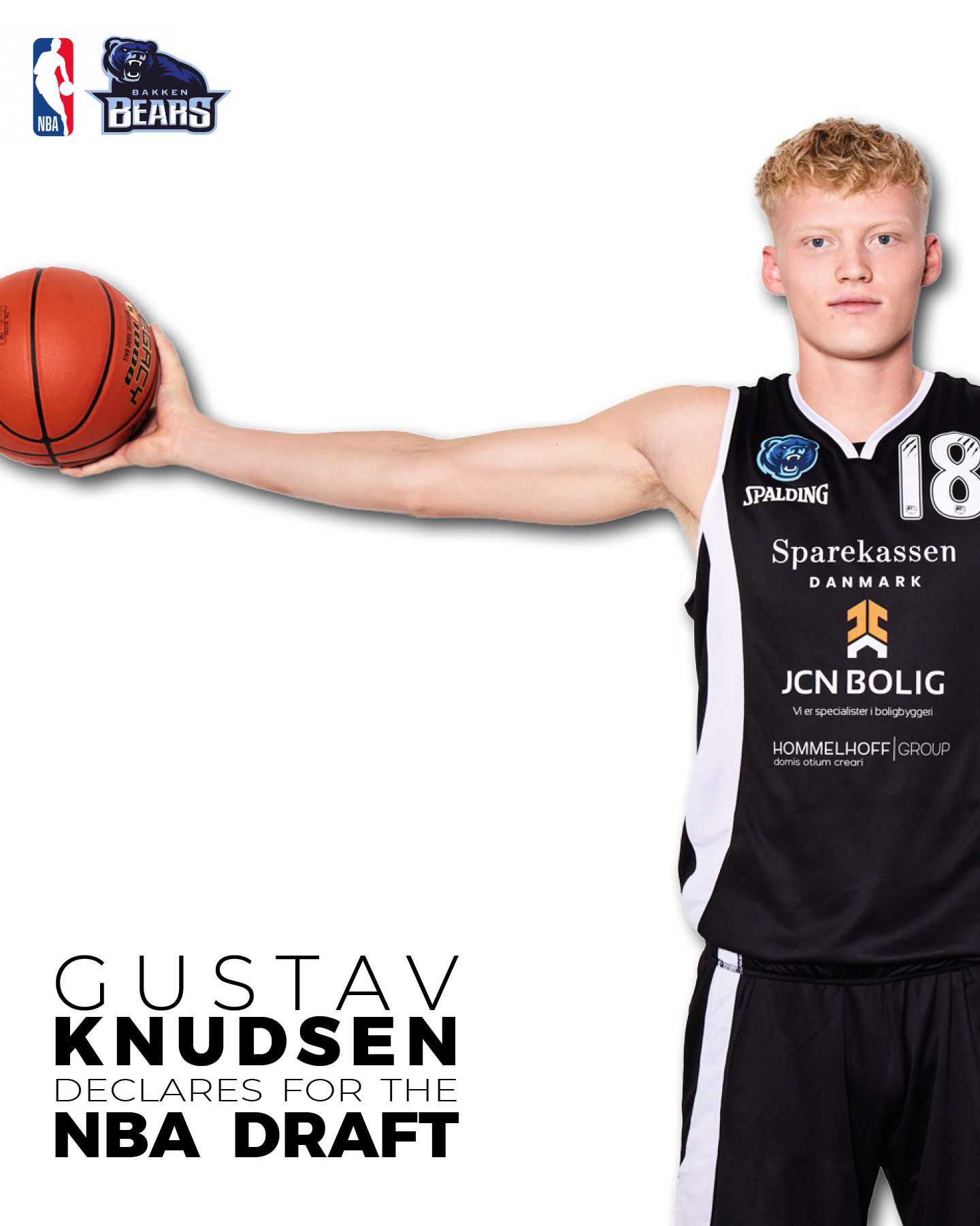 Gustav har meldt sig til NBA Draften